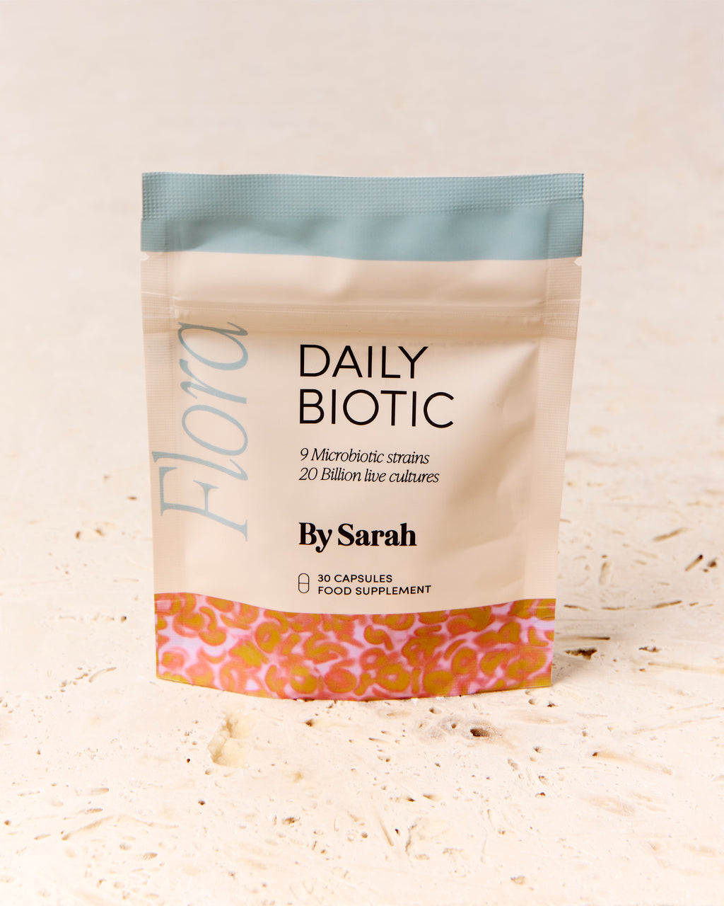 By Sarah Flora Daily Biotic | Probiotic Supplement for Skin Health