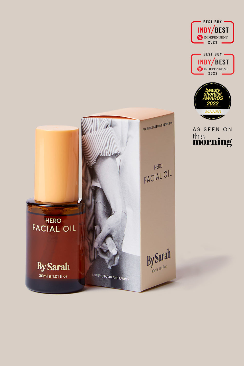 By Sarah Skincare | Natural skincare for stressed, sensitive skin